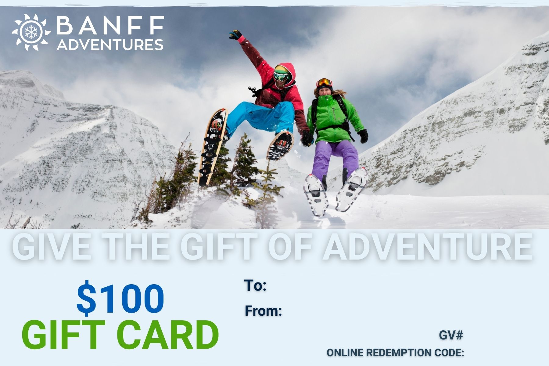 Gift Cards | Banff Adventures